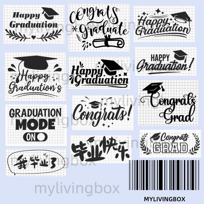 Happy Graduation Vinyl Sticker for 10 Inches Balloon - TikTok Shop Malaysia