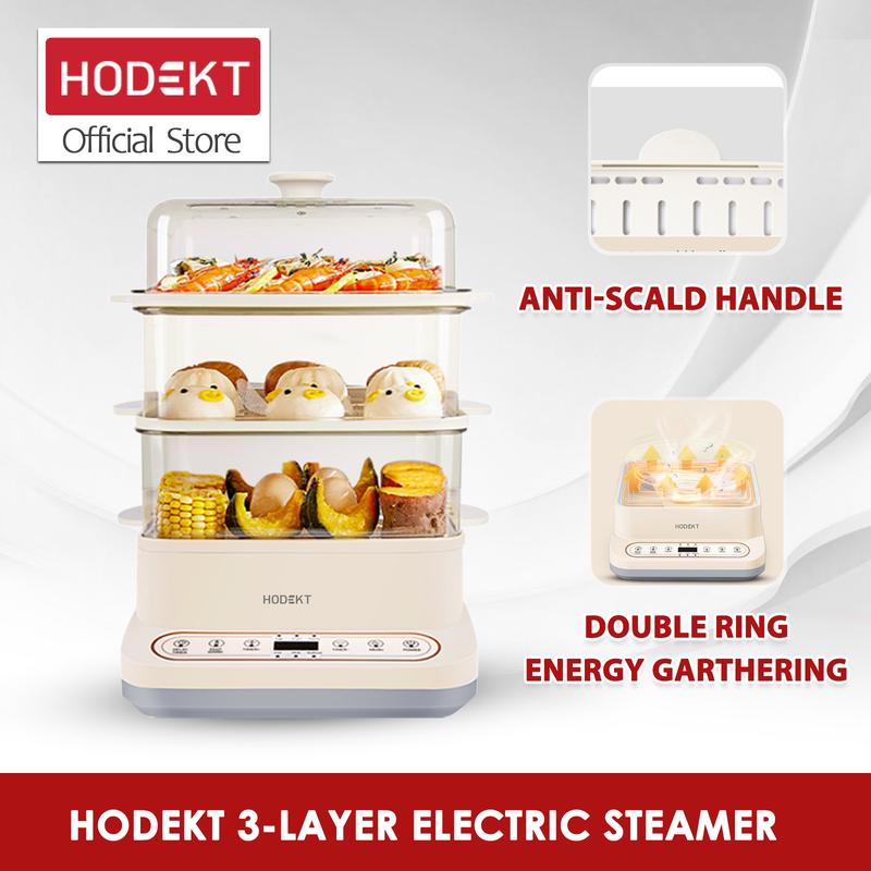 HODEKT（live）Kapasiti 26L / 24L Pengukus Elektrik, Alat Memasak - TikTok ...