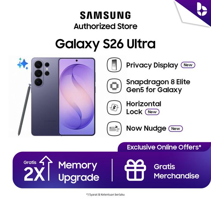 Promo Samsung Galaxy S26 | S26+ | S26 Ultra - Ultra Sky Blue, 12/512GB ...