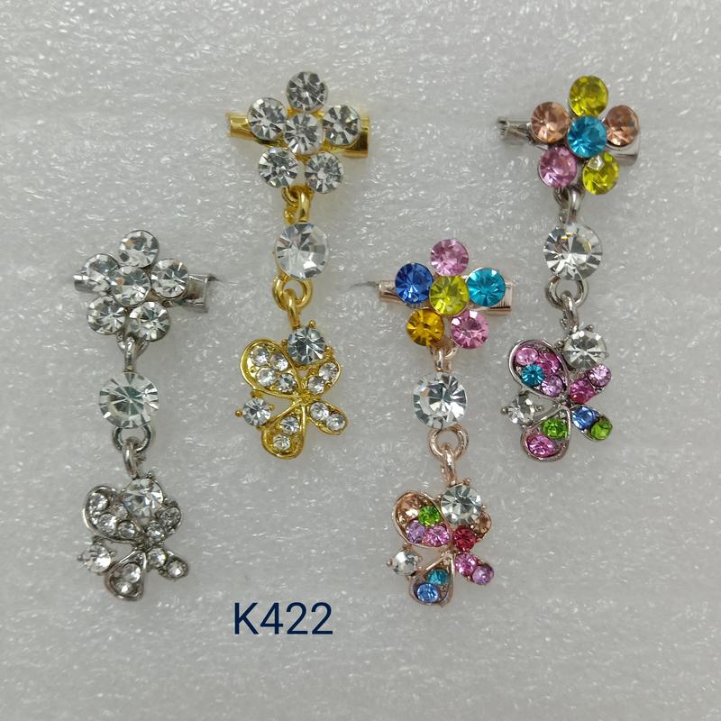 Kerongsang Juntai Pin Bahu Pink Silver Gold Brooch Clips - TikTok Shop ...