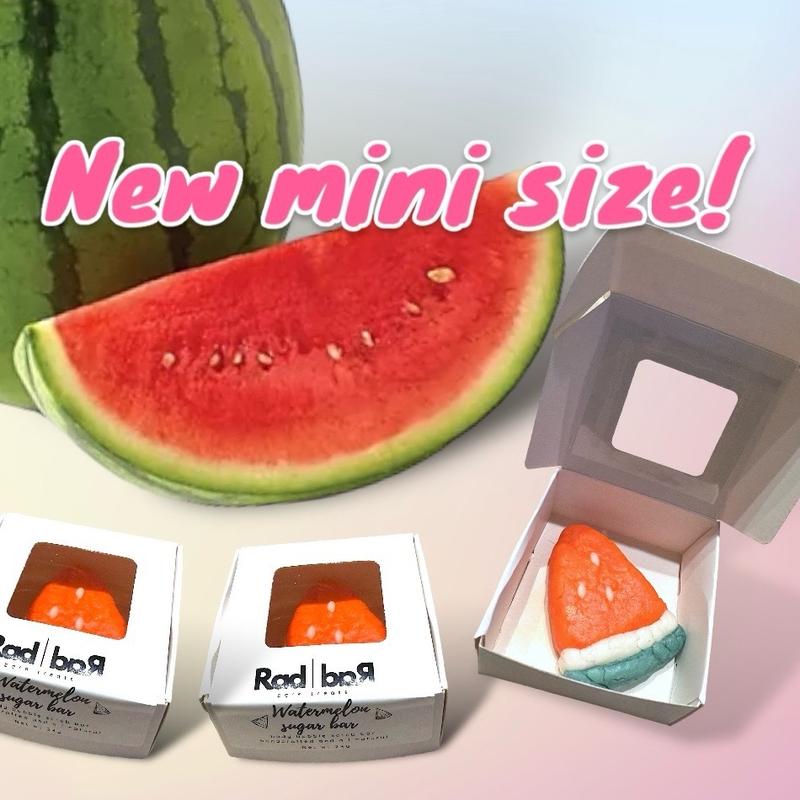 New mini sizes Watermelon sugar bar. Buy 3 for $15. Exfoliate, cleanse ...