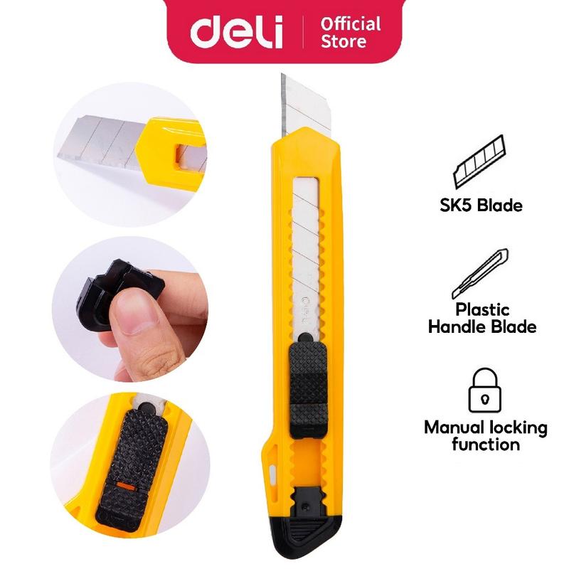 Deli Tools Cutter SK5 8 Section Blade Manual Lock System For - TikTok ...