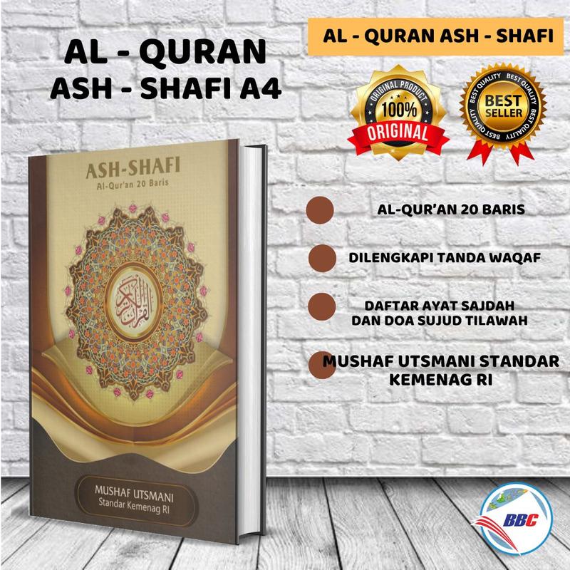 AL-QURAN ASH - SHAFI A4 20 BARIS - Shop | Tokopedia