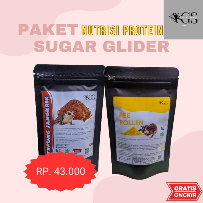PROMO 5 - Nutrisi Protein Alami Sugar Glider Campuran Bursun, Pasti ...