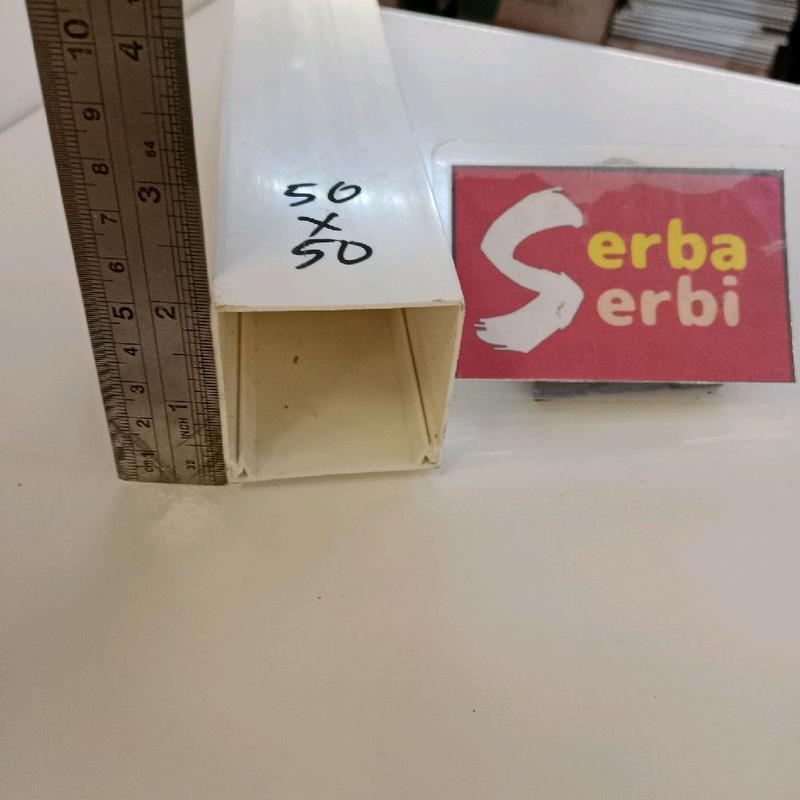 (/BATANG 50X50 PIPA PETAK) Wiring cable Trunking Pvc±1.6m - Shop ...