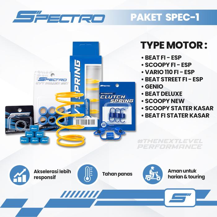 Jual Spectro Paket CVT Spec 1 BeaT Fi Scoopy Fi ESP Genio BeaT New Deluxe Scoopy Prestige Kirian ...