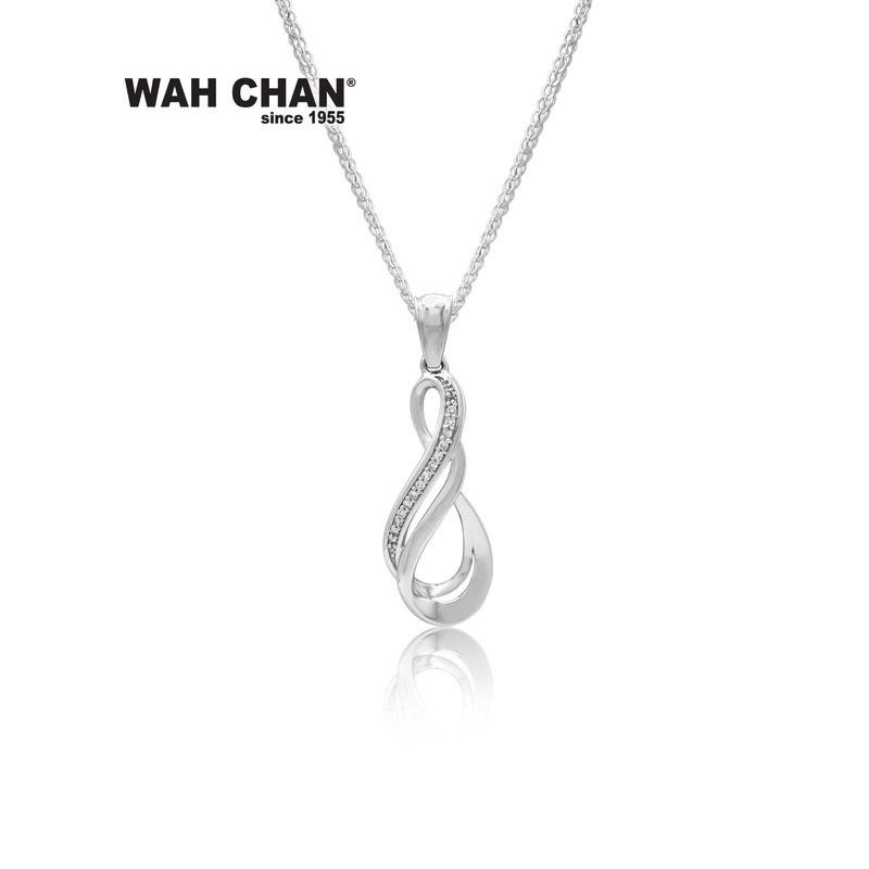 WAH CHAN White Gold Diamond Pendant (PLK01966-A01) - TikTok Shop Malaysia