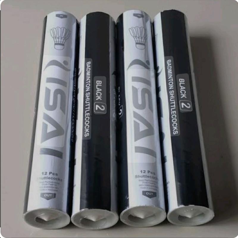 SHUTTLECOCK ISAI HITAM KOK BADMINTON BULU TANGKIS ORIGINAL - Shop ...