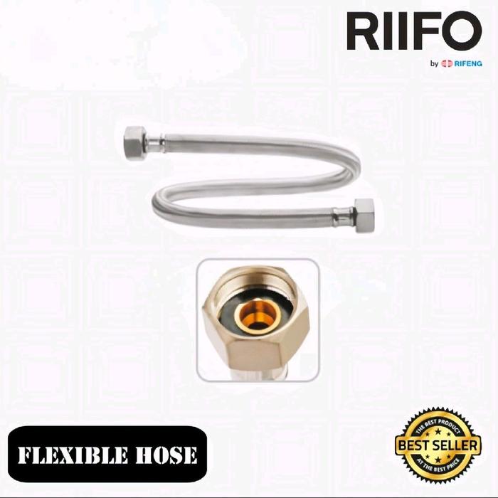 Jual Selang Flexible Rifeng 100 cm RF-F100 Flexible Hose Riifo 1/2 inch ...