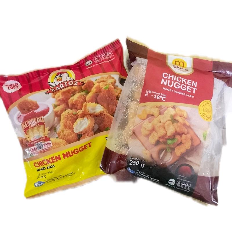 Sam'schoice Chicken Nugget 250g + Bartoz Chicken Nugget 250 g Makanan ...