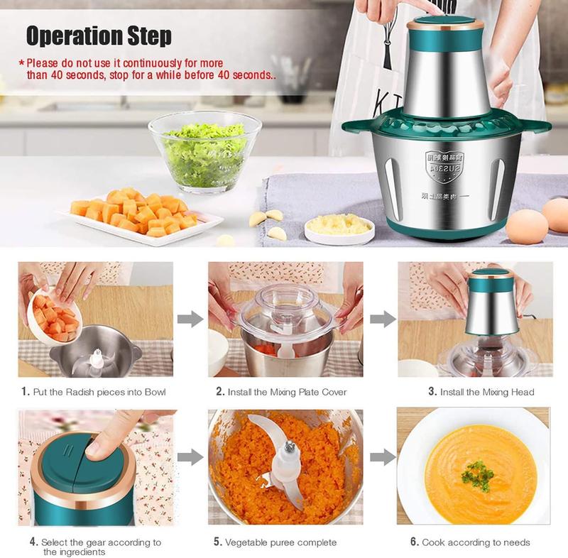 UNIVERSAL FOOD KING Chopper 2L 250Watt Pengolah Makanan Elektrik ...