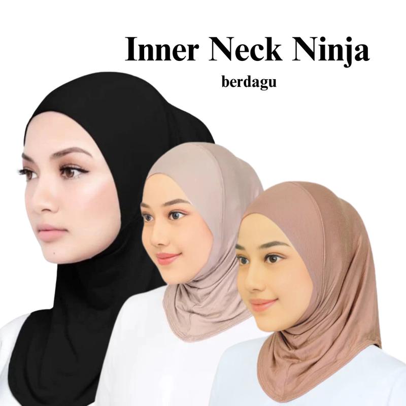 Anak Tudung Inner Ninja Snowcap Kain Modal Cotton - TikTok Shop Malaysia