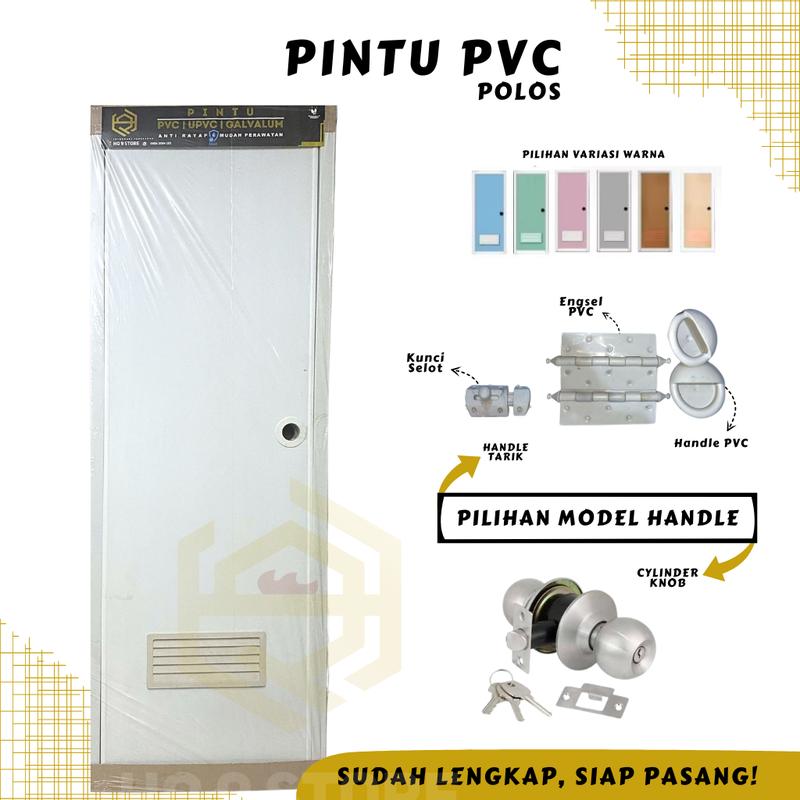 pintu pvc kamar mandi polos plastik - Shop | Tokopedia