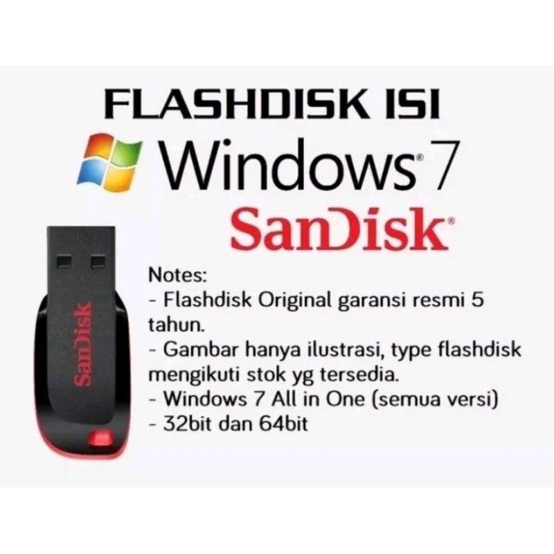 USB FLASHDISK BOOTABLE WINDOWS 7 PLUS DRIVERPACK NEW UPDATE - Shop ...