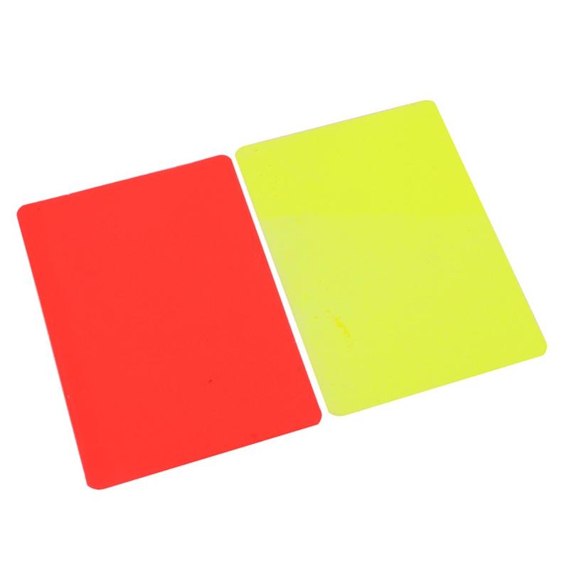 Kad Pengadil Bola Sepak, Bahan PVC, Warna Kad Kuning dan Merah ...