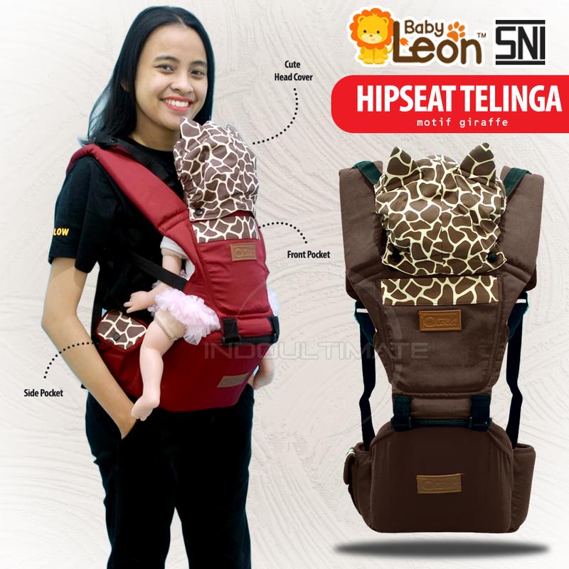 5in1 Way BABY LEON Gendongan Hipseat Bayi + Pelindung Kepala - Shop ...