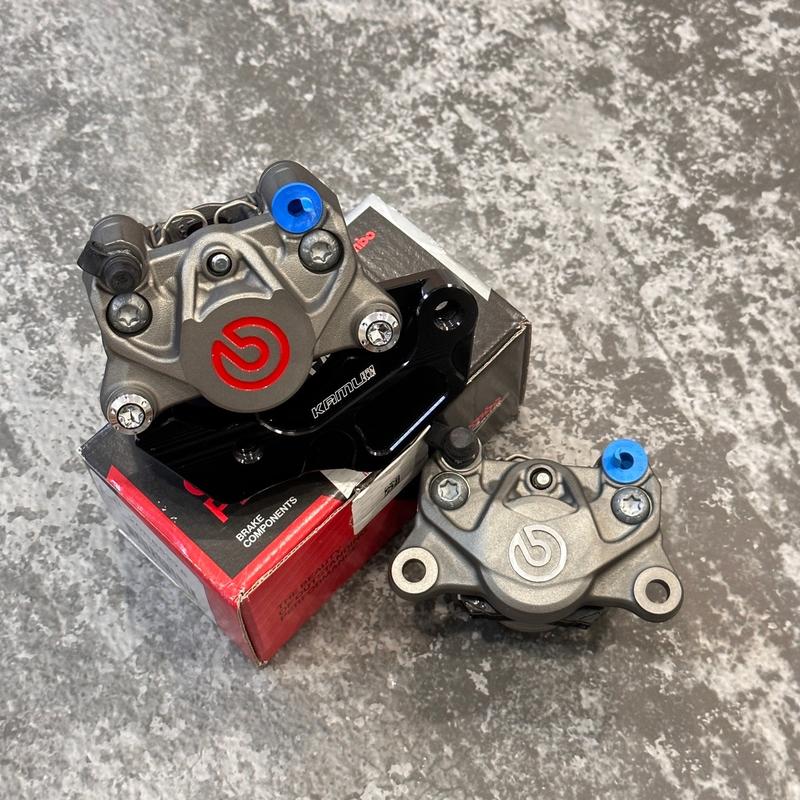 XMAX Brembo Caliper P34 Red Logo P34 2Pot Caliper REAR 100% Original ...