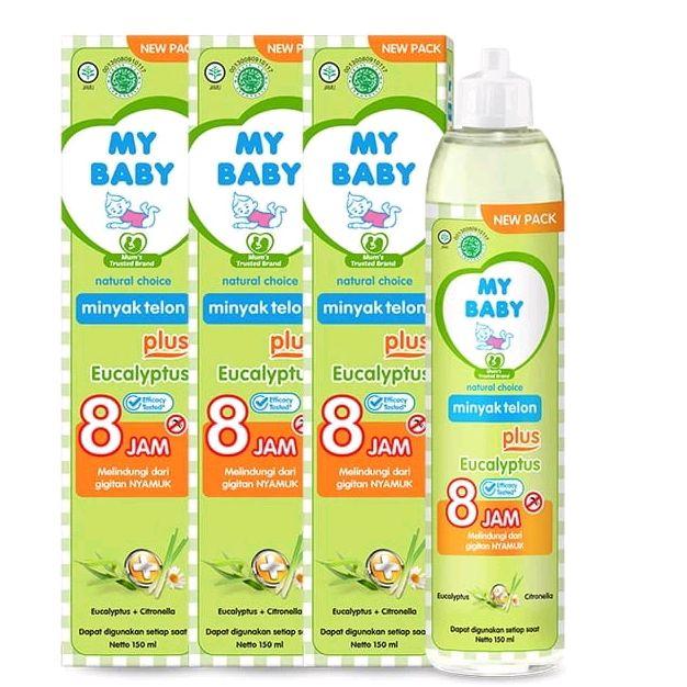 ISI (3PCS) MY BABY TELON PLUS 150ML 8JAM EUCALYPTUS - Shop | Tokopedia