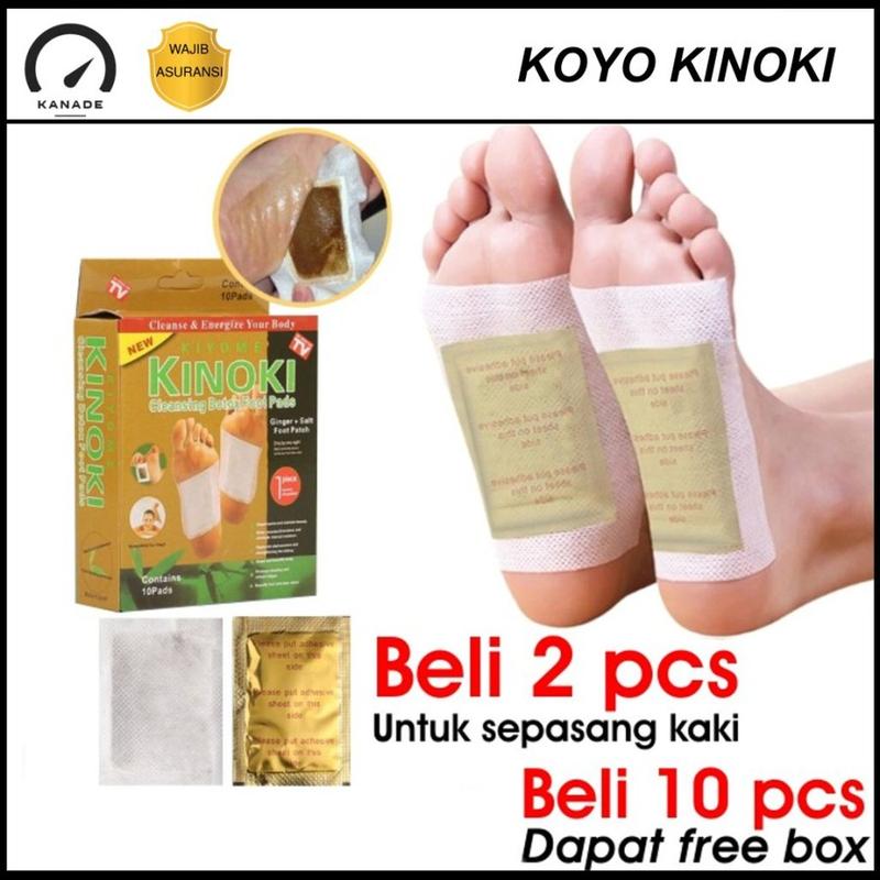 koyo Koyok kaki KINOKI GOLD detox foot patch bamboo penyerap - Shop ...