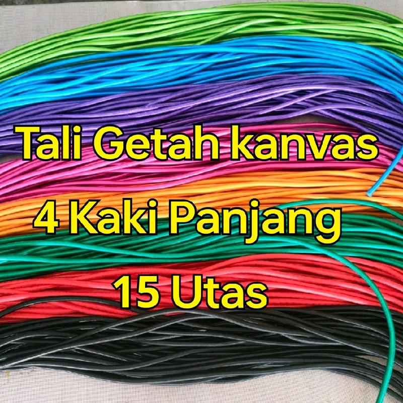 Tali Getah Kanvas 4 Kaki Panjang 15 Utas - TikTok Shop Malaysia