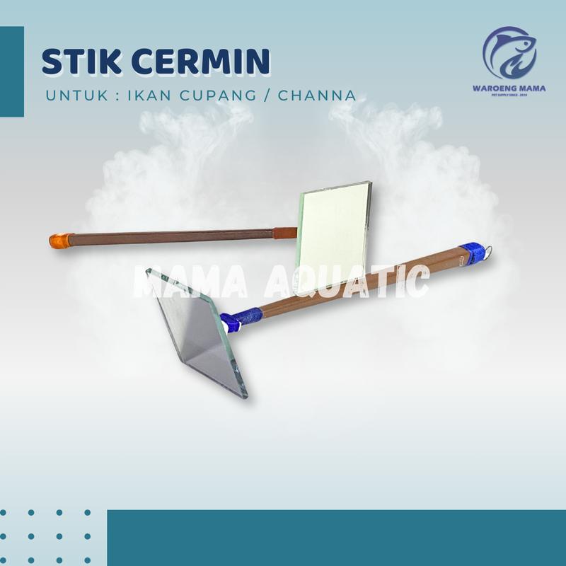 Stick Kaca Cermin Mental Stick Ikan Channa Cupang Stick Kayu - Shop ...