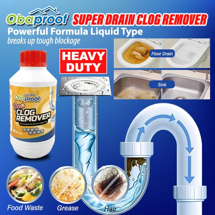 500ML OBAPROOF HEAVY DUTY DRAIN CLOG REMOVER FOR TOILET SIN - TikTok ...