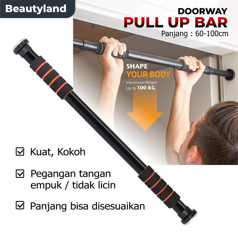 Pull Up Bar Pintu Door Chinning Bar 60-100CM - Alat Olahraga - Shop ...