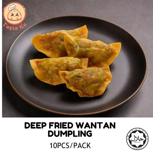TASTEKU DEEP FRIED WANTAN DUMPLING 10 PCS - Halal - TikTok Shop Malaysia