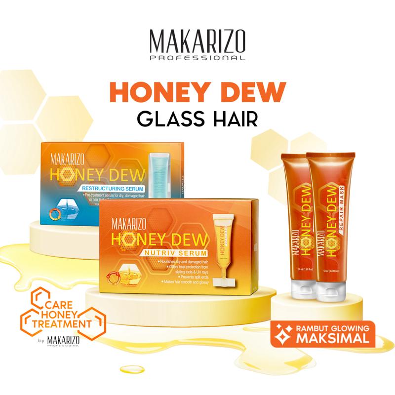 Honey Dew Glass Hair by Makarizo Professional - Shop | Tokopedia