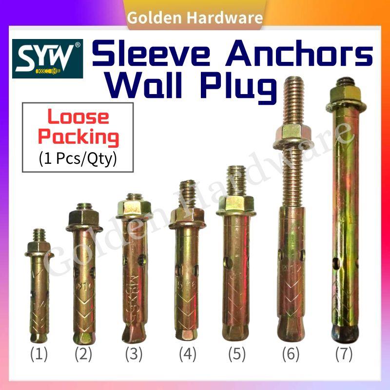 SYW Sleeve Anchors / Metal Wall Plug / Wall Plug Besi / Pala - TikTok ...