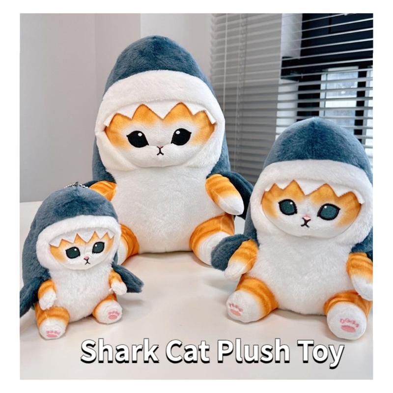Anak patung Mainan Mewah Kucing Shark yang comel Hadiah Bantal - TikTok ...