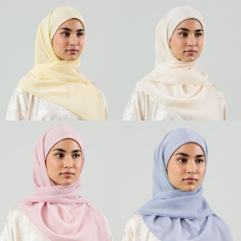 The Bahaman Basic Tudung Bawal Nona Cotton Bidang 45 - TikTok Shop Malaysia