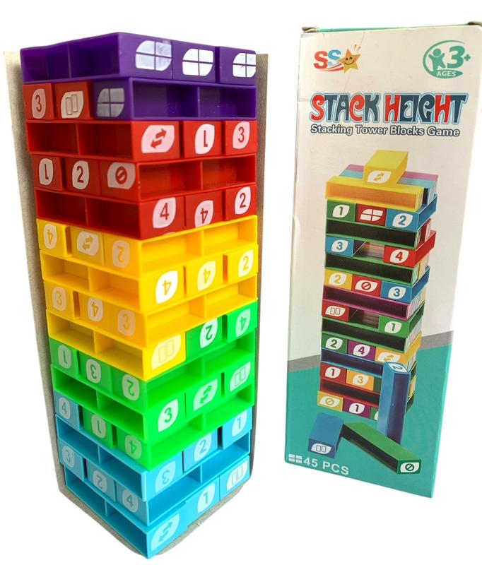 Mainan Stacko height/game family/stacking tower balok SS 173 - Shop ...
