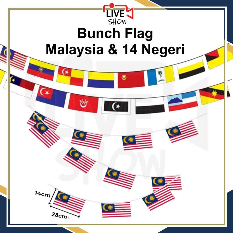 Bendera Banting Gantung Malaysia Dan Banner Semua Negeri Untuk - TikTok ...