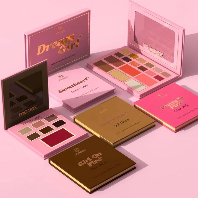 MAAEZ 2IN1 EYESHADOW & BLUSH PALLETE - TikTok Shop Malaysia
