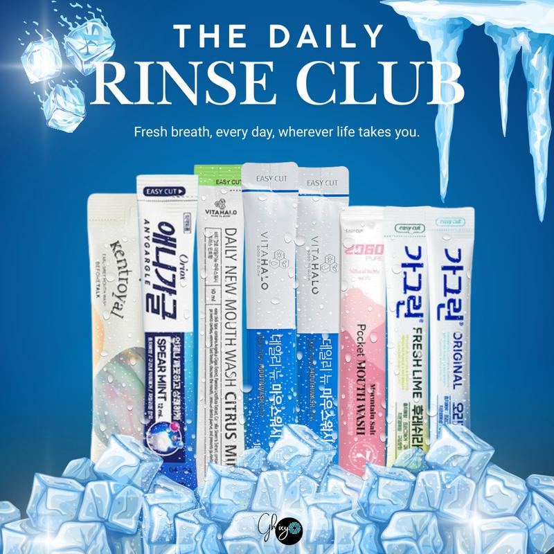 The Daily Rinse Club – 8-Pack Korean Mouthwash Sticks for Fresh ...