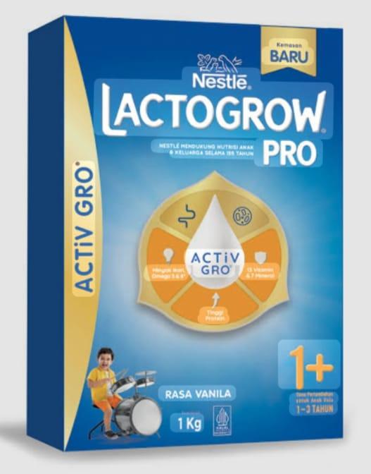 Nestlé Lactogrow Pro 1+ Activ Gro Rasa Madu 1 Kg untuk Anak 1-3 Tahun ...