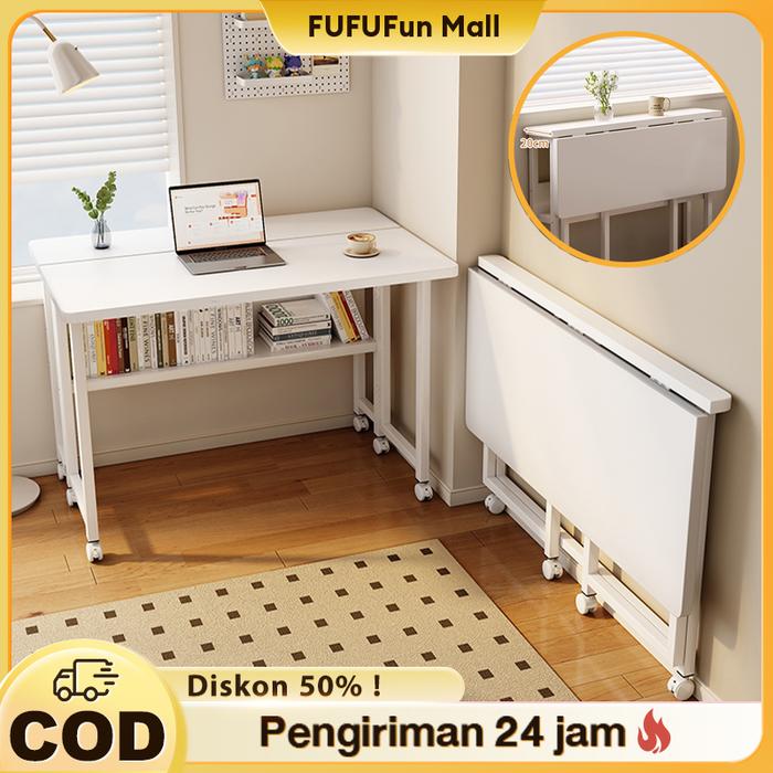 Promo FU Meja Portable Meja Lipat Portable Meja Adjustable Meja Laptop ...