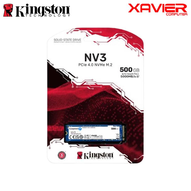 KINGSTON NV3 500GB M.2 NVMe 2280 PCIe Gen 4x4 - SSD INTERNAL - Shop ...