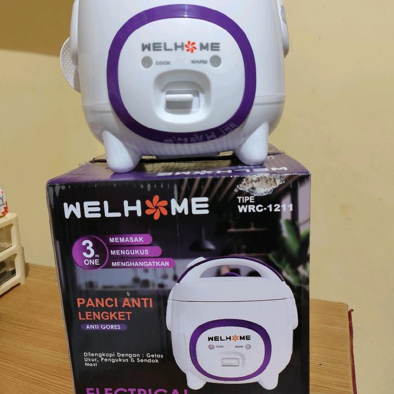 WELHOME MAGIC COM RICE COOKER 3 IN 1 WRC-1211 1,2 LT - Shop | Tokopedia