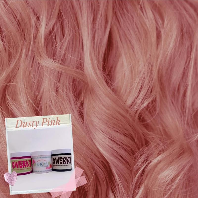 [Qwerky] Dusty Pink Semi-Permanent Conditioning Hair Dye Mixology ...