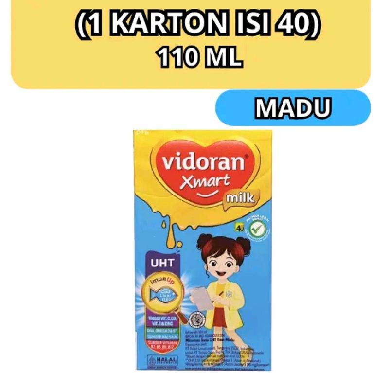 Susu Vidoran Uht 110ml Rasa Madu 1 Ctn (40 Pcs) susuuht - Shop | Tokopedia