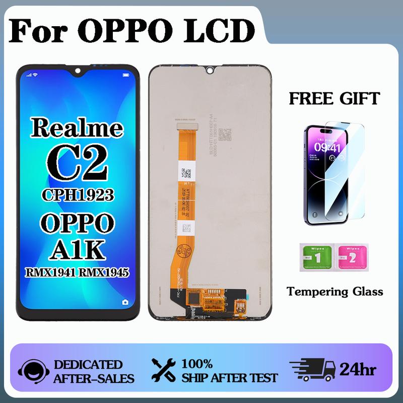For Realme C2 RMX1941 RMX1945 OPPO A1K CPH1923 LCD Touch Screen ...