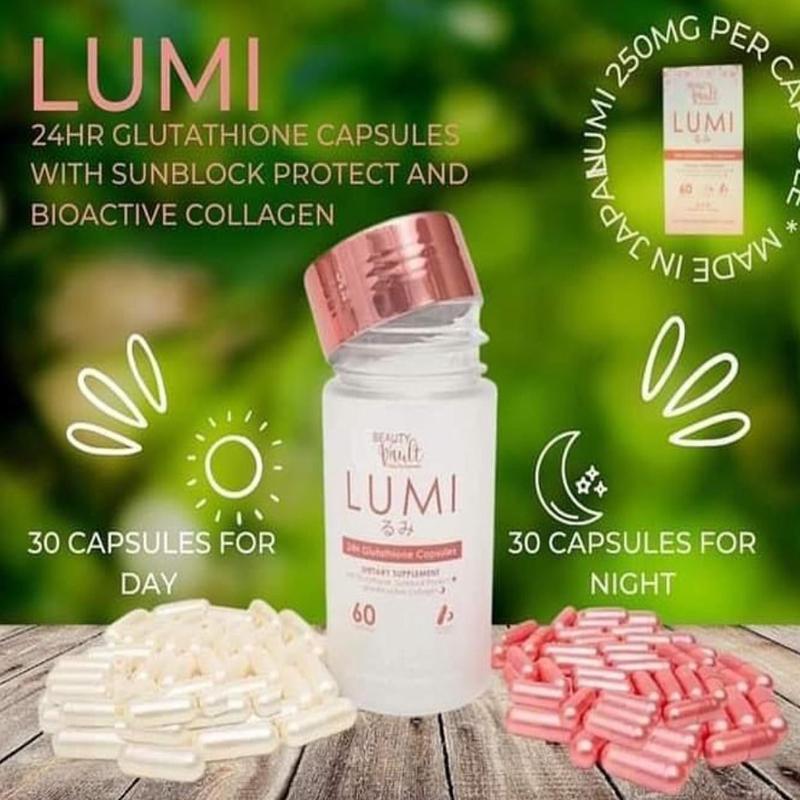 Hot 【Original】LUMI 24H Glutathione 60 capsules Sun Protectio - TikTok ...
