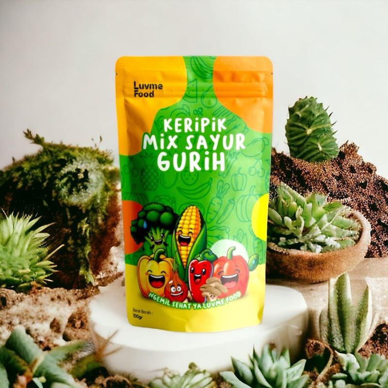 LUVME FOOD KERIPIK SAYUR MIX GURIH CAMILAN CEMILAN ENAK GURIH KRIUK ...