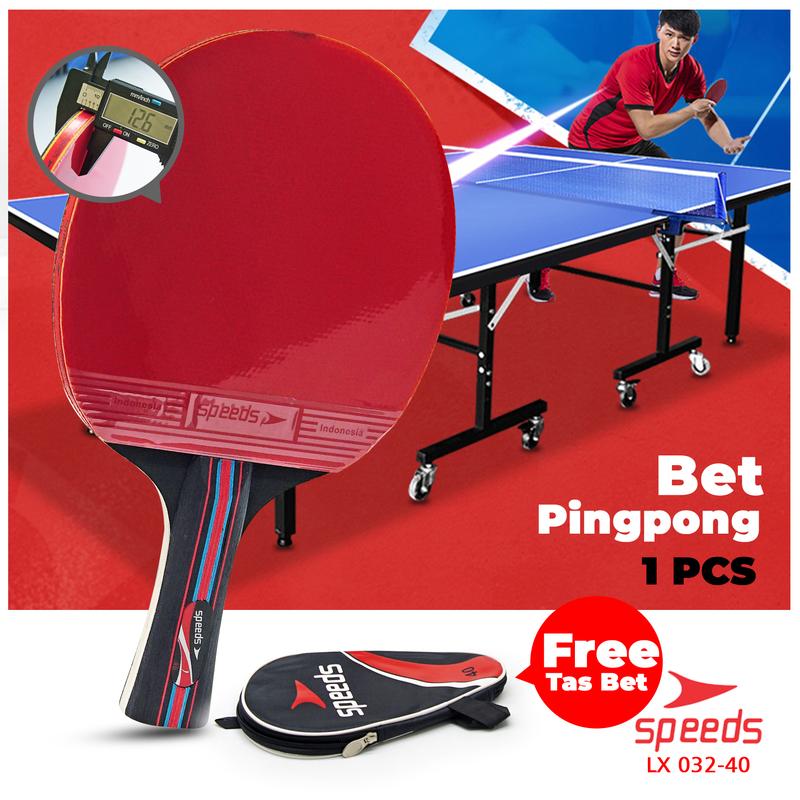 SPEEDS Table Tennis Racket Bet Pingpong Bat Raket Tennis Mej - Shop ...
