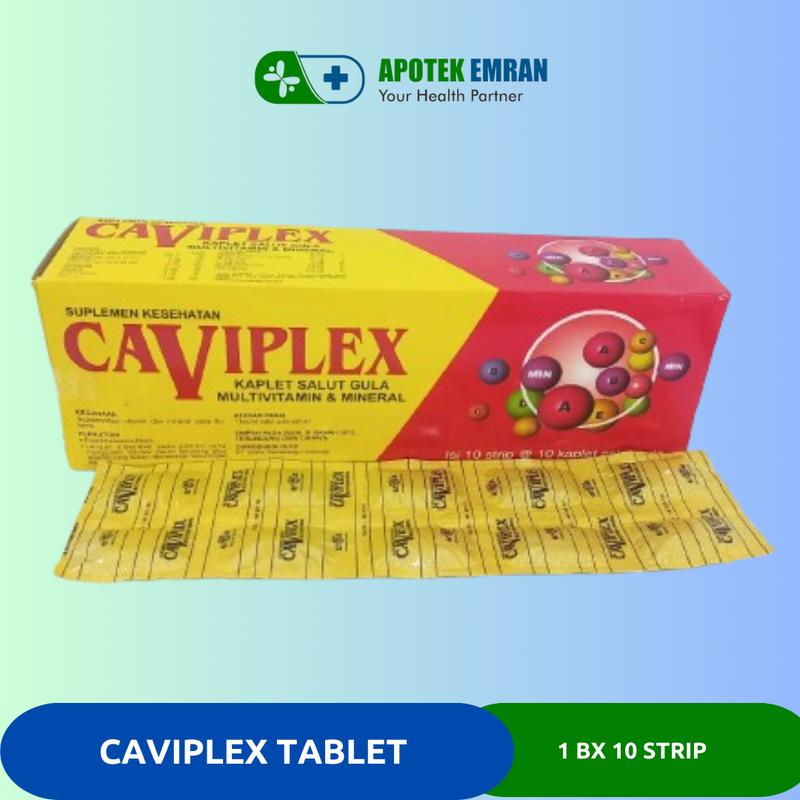 CAVIPLEX KUNING Tablet Suplemen Kesehatan Multivitamin dan Mineral ...