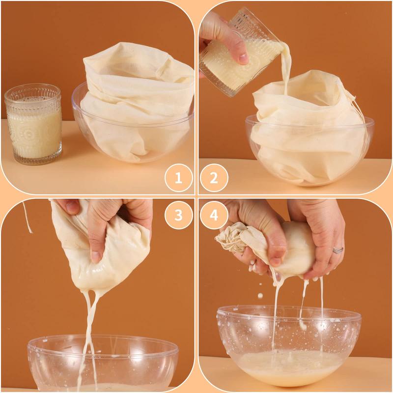 Saringan Susu Santan Kedelai Minyak Kain Peras Reusable Serbaguna ...