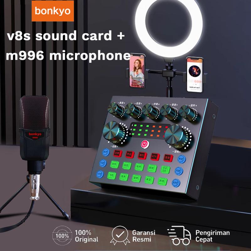 Live Stream Sound Card V8S With Multiple Sound Effect Recording ...