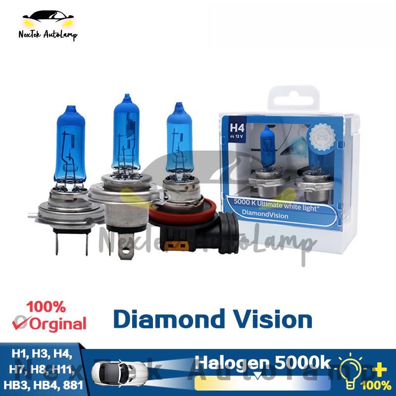 For Philips Diamond Vision H1 H3 H4 H7 H8 H11 HB3 HB4 H27/2 12V ...